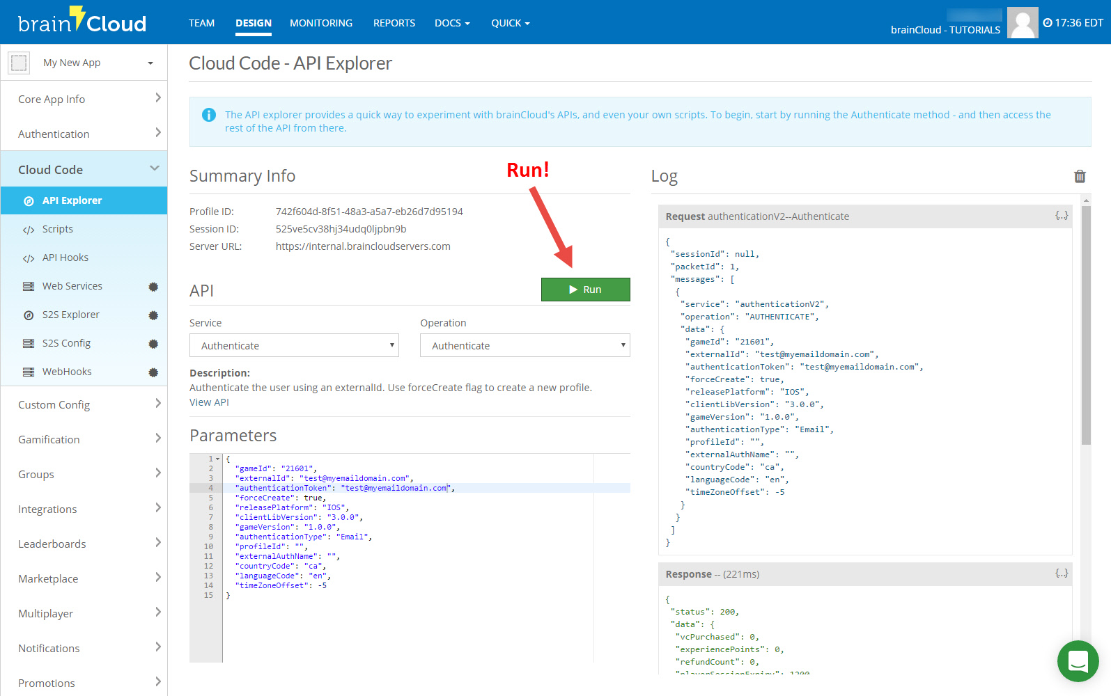 Introduction to the Portal | brainCloud Docs