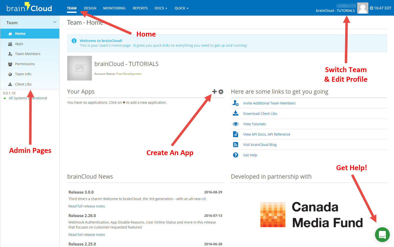 Introduction to the Portal | brainCloud Docs