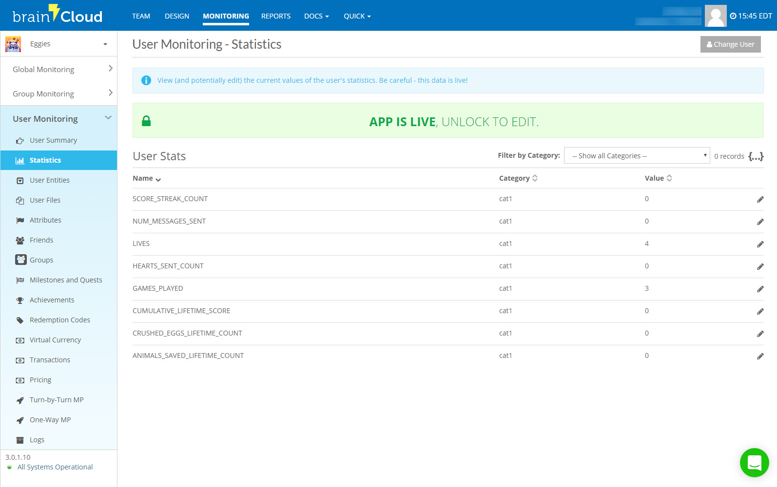 Cloud Data | brainCloud Docs